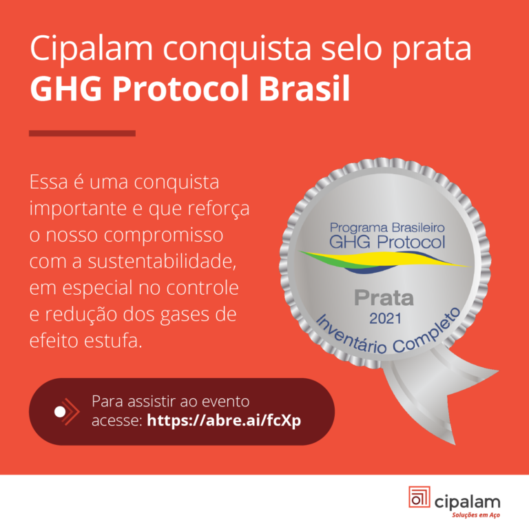 Selo GHG Protocol Brasil – Cipalam